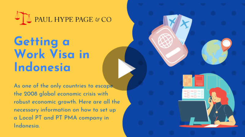 Video Guide : Getting a Work Visa in Indonesia